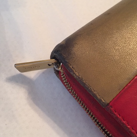 Celine | Bags | Celine Bicolor Zip Wallet | Poshmark